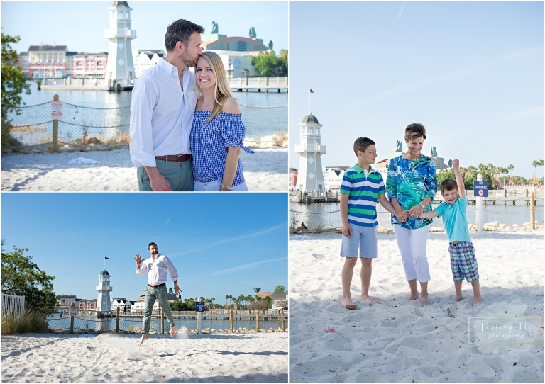 Beach Club Resort Family Portraits | Extended Family Vacation Portraits ...